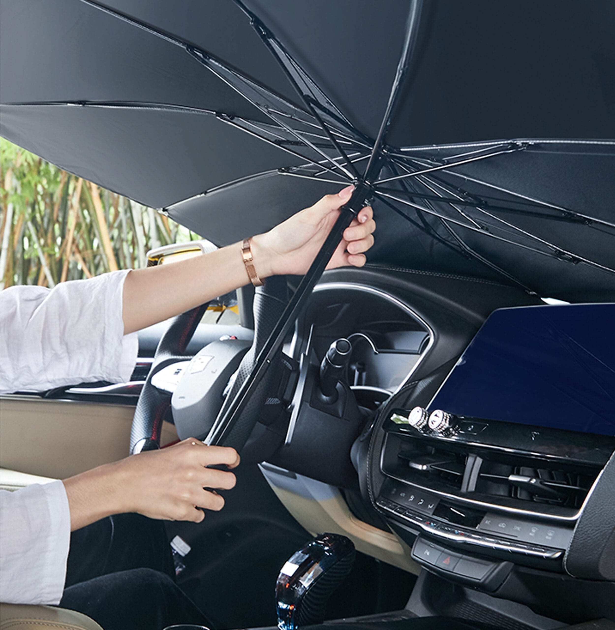 Windshield Umbrella Reflector Sunscreen Sun Blocker for Audi A3 S3 A4 ...